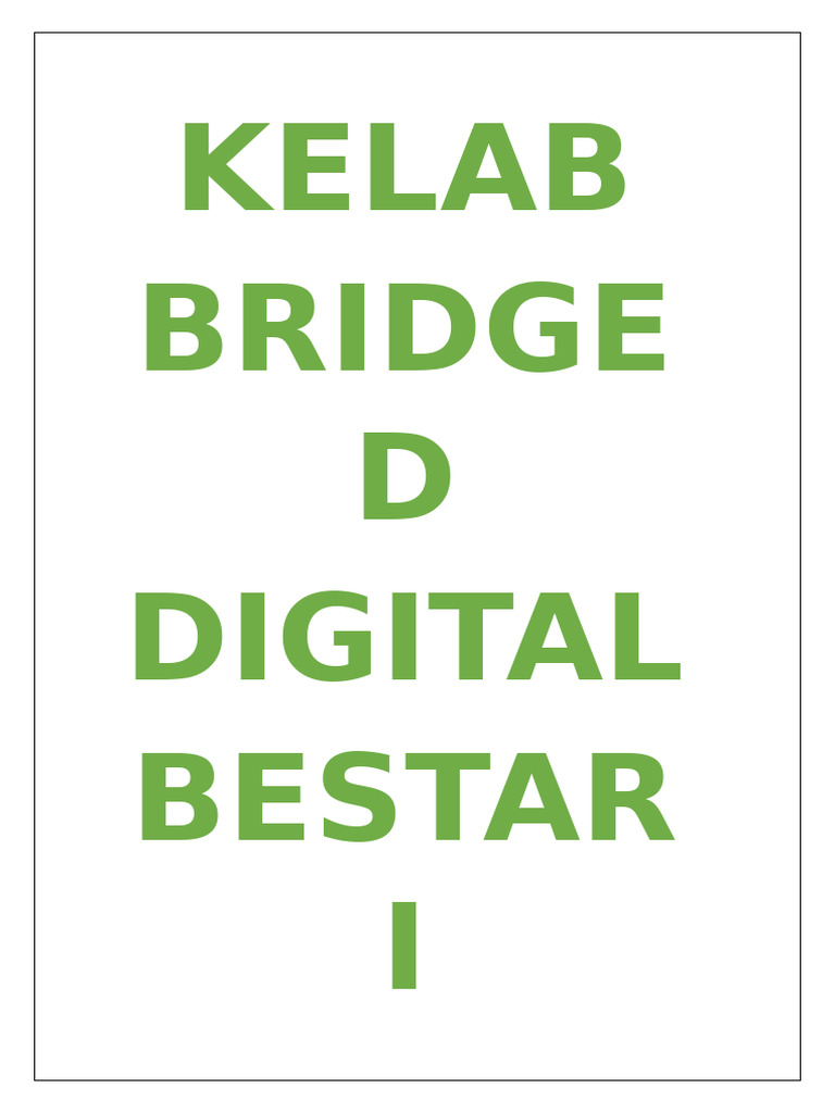 Fungsi dan Aplikasi Briged Bestari | PDF