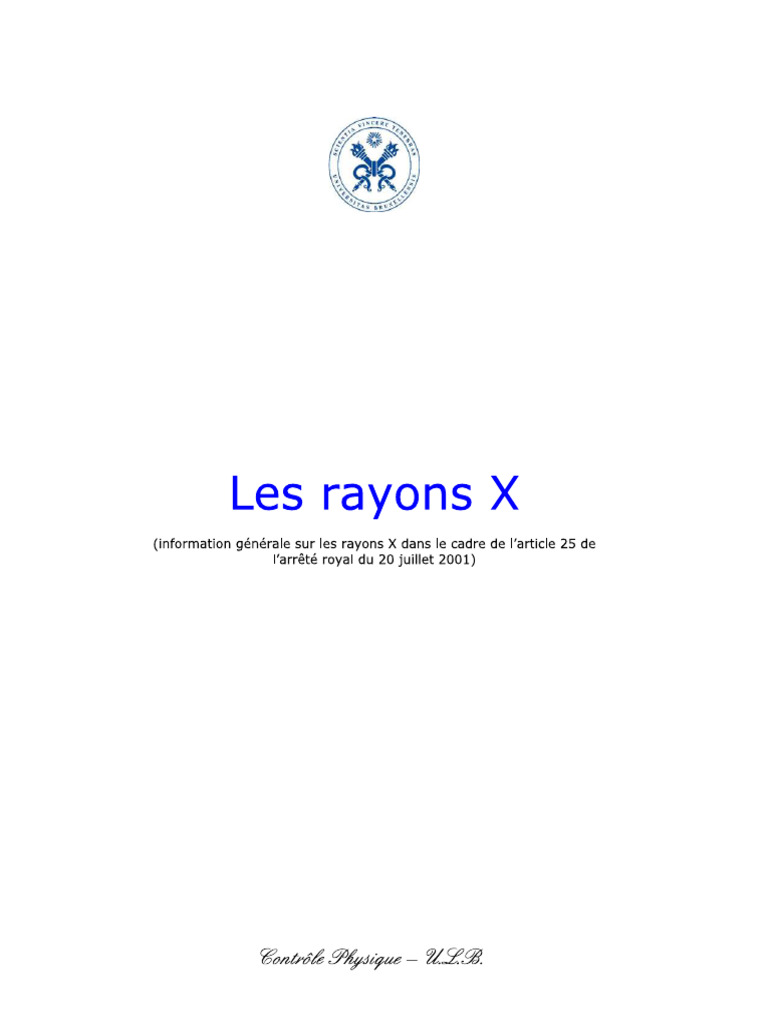 Rayon X | PDF