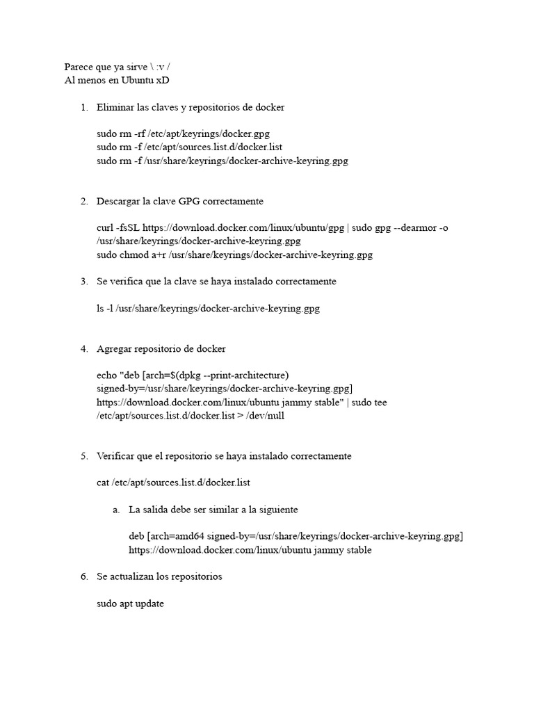 Posible Solucion a Docker | PDF | Linux | Free Software Projects