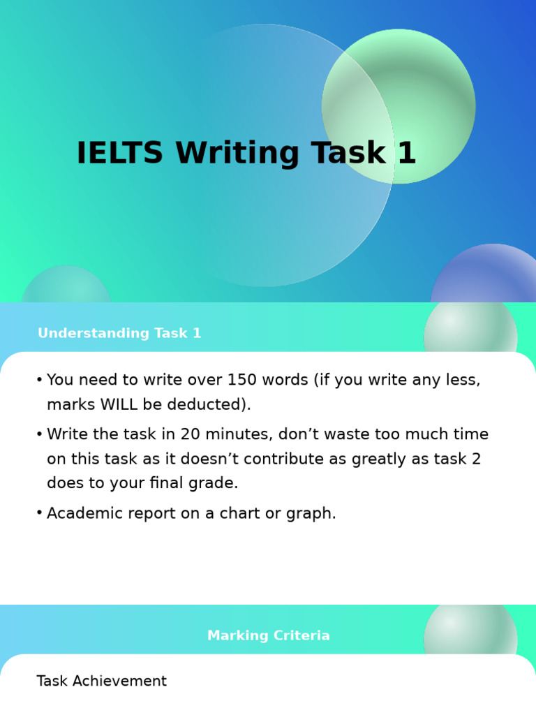 Ielts Writing Task 1 | PDF | Pie Chart | Verb