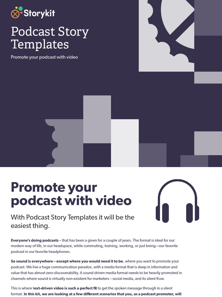 Podcast Story Templates Instruction | PDF