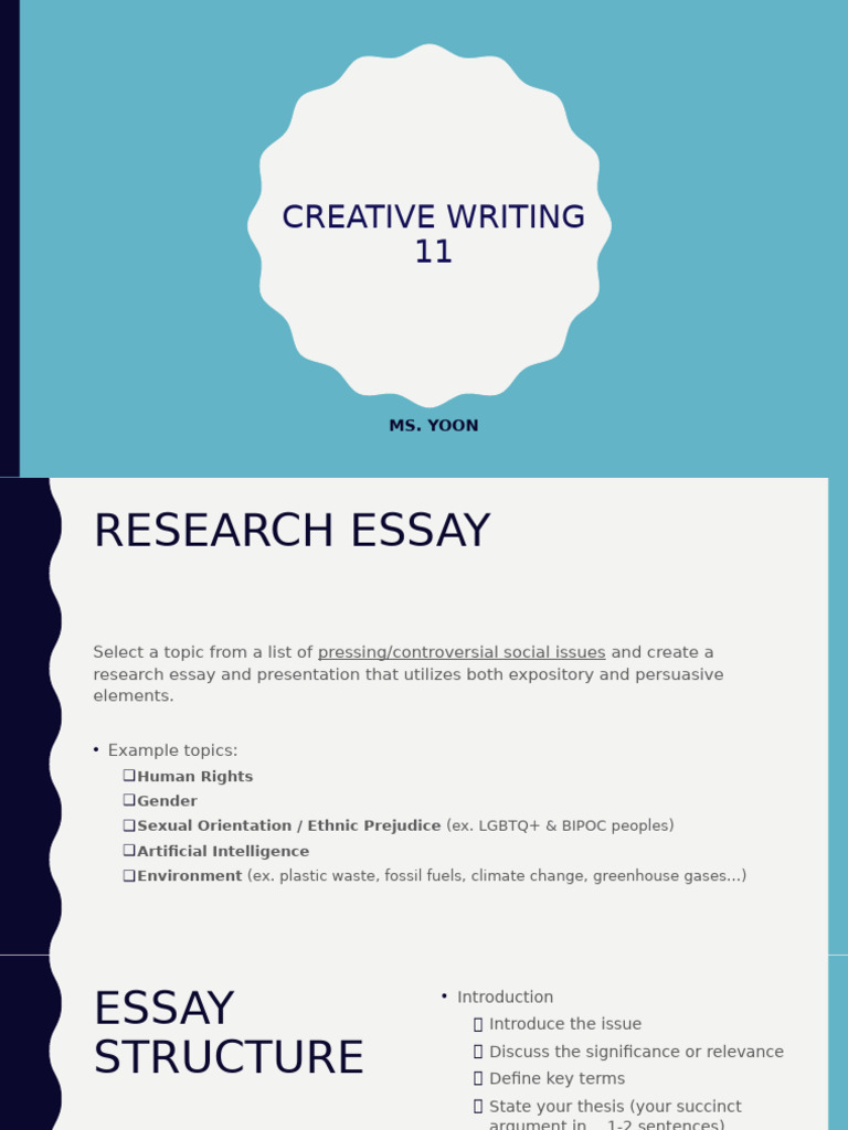 Social Issues Research Essay Guide | PDF