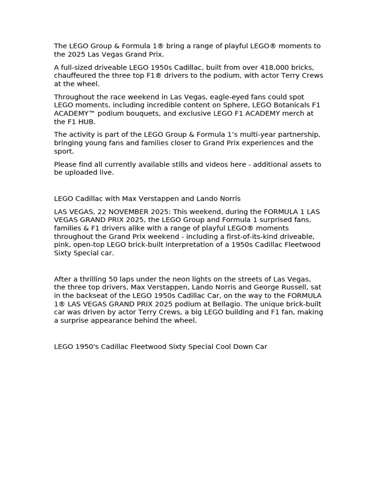 The LEGO Group | PDF