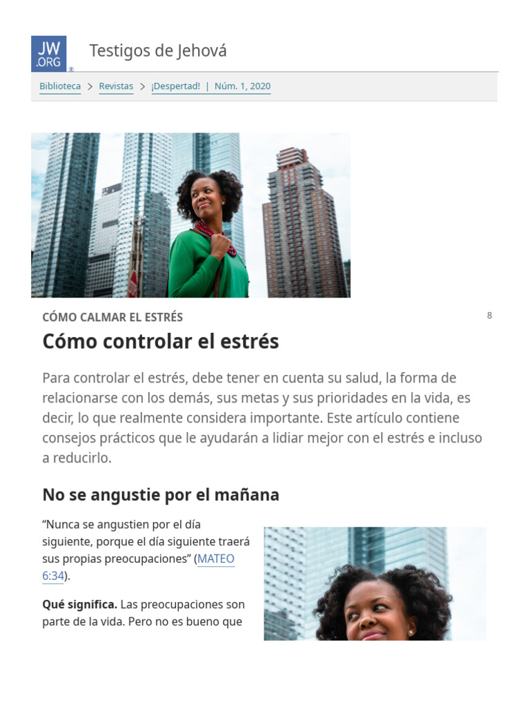 Cómo Controlar El Estrés | PDF | Estrés (biología) | Conceptos psicologicos
