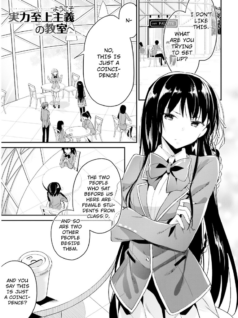 Classroom of The Elite Chapter 3 | PDF