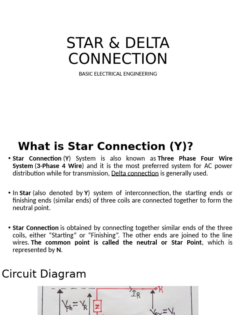 Star and Delta | PDF