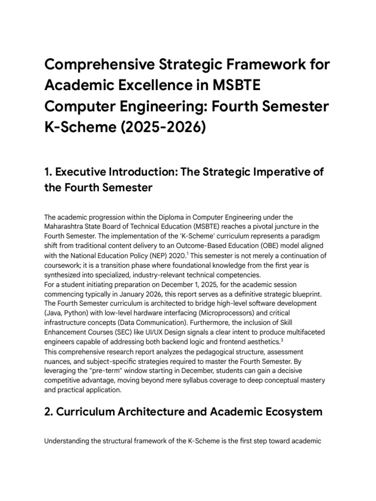 MSBTE 4th Sem K Scheme Prep | PDF | Network Switch | Computer Network