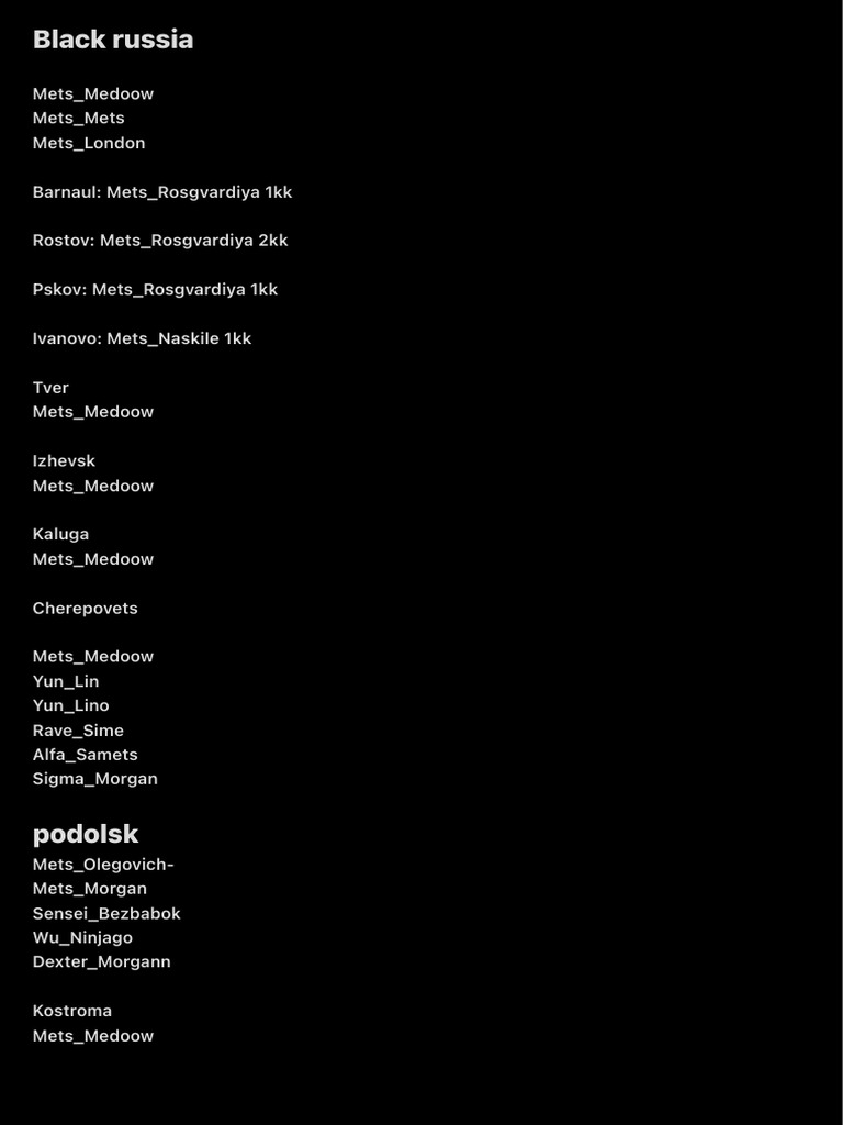 List of Mets and Related Entities | PDF
