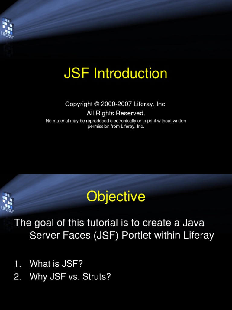 Jsf Portlet Introduction Pdf Java Server Faces Java Server Pages