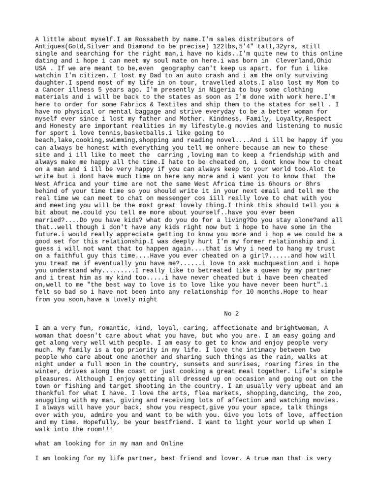 About Me | PDF | Love | Soul