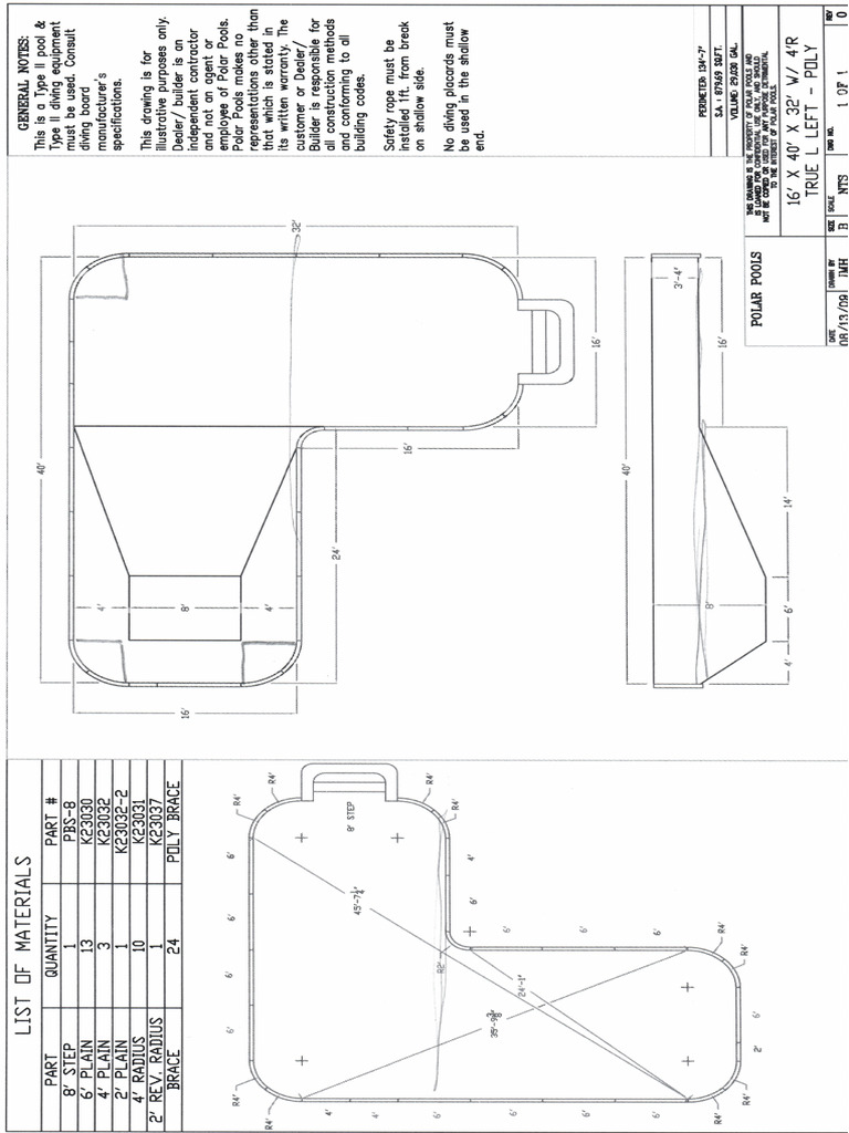 Pool Blueprint | PDF