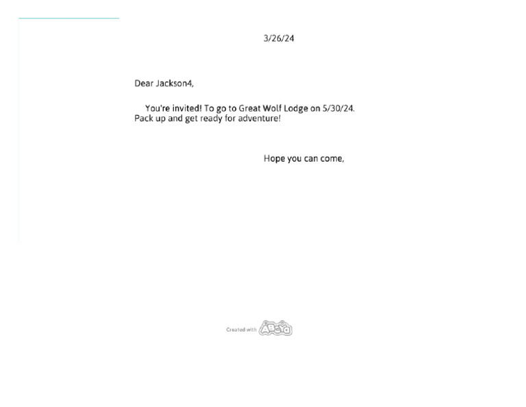 IXL - Type A Friendly Letter | PDF