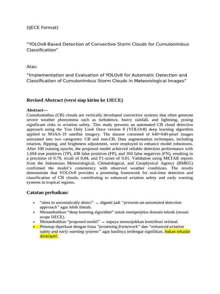 IJECE Format Edit | PDF | Cloud | Deep Learning