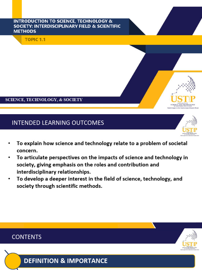 1.0 Week 1 - 2_ Introduction to STS and Sci Methods | PDF | Scientific ...