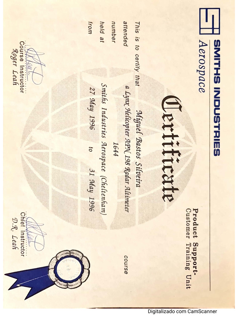 Training Qualifications and Certificates | PDF