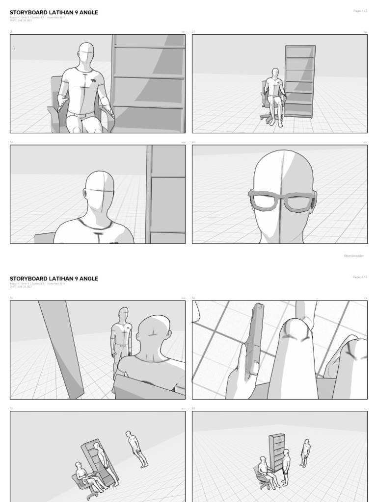 Storyboard Latihan 9 Angle | PDF