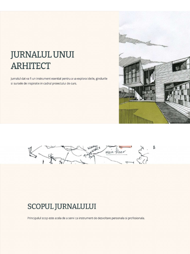 Jurnalul Unui Arhitect 1 | PDF