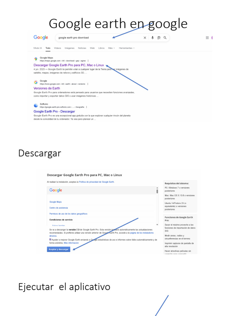 Cálculo de área y perímetro en Google Earth | PDF
