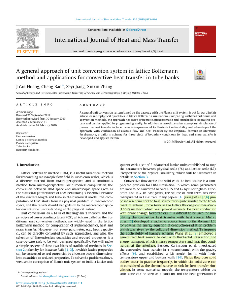 A General Approach of Unit Conversion System in LBM | PDF | Temperature ...