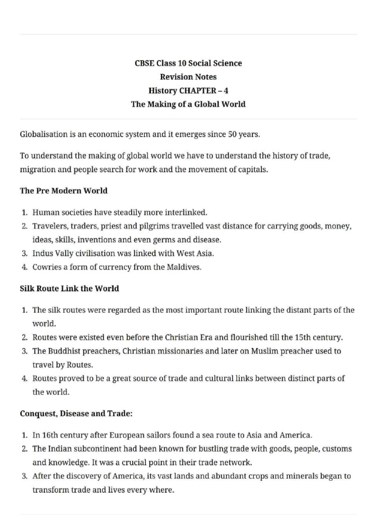 The Making of Global World Class X | PDF