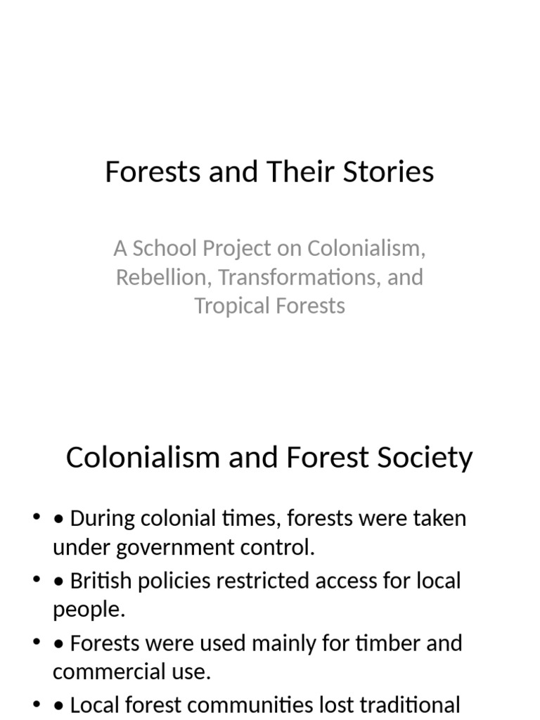 Forests and Society Project | PDF
