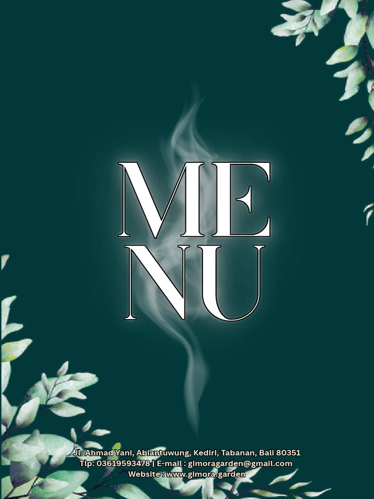 Menu Makanan dan Minuman Gimora Garden | PDF