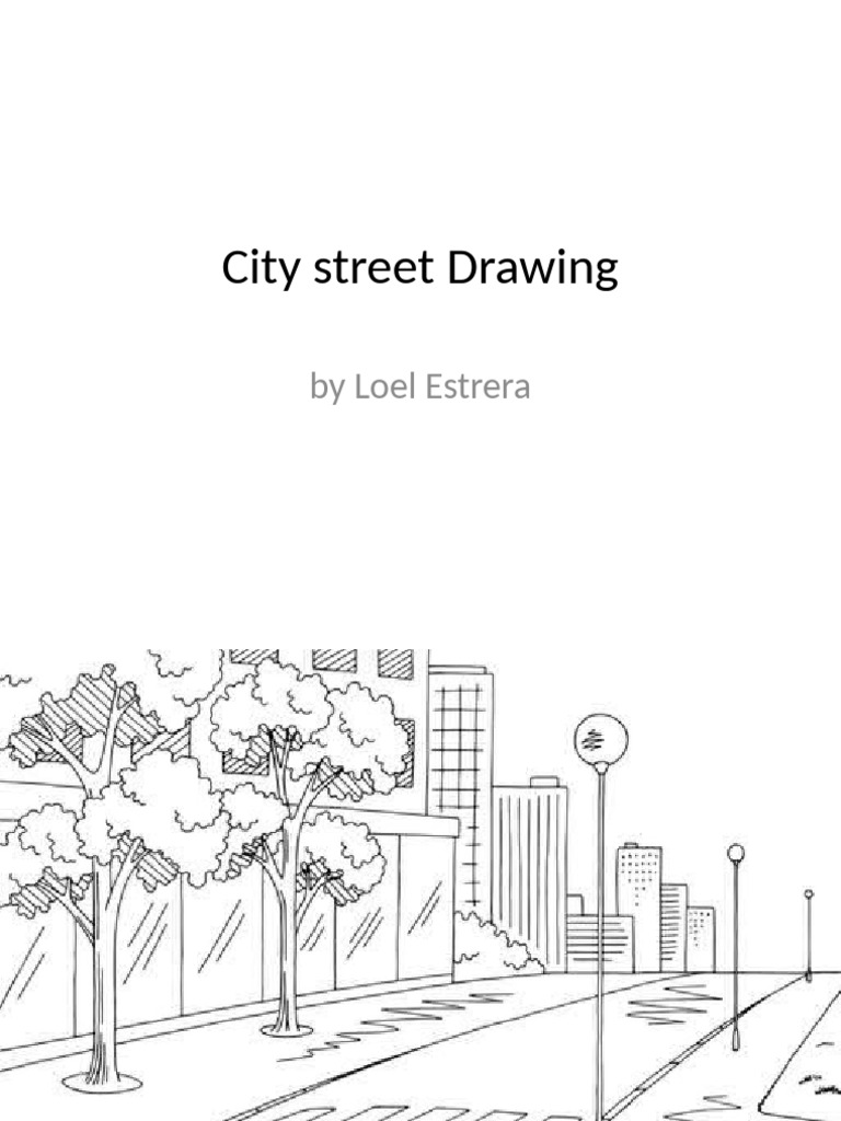 City Street Drawing | PDF