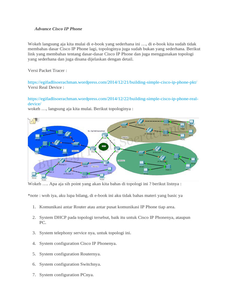 Advance Cisco IP Phone | PDF