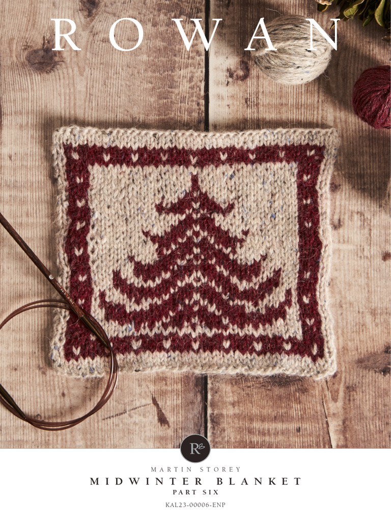 Midwinter Blanket Knitting Pattern | PDF | Knitting | Clothing