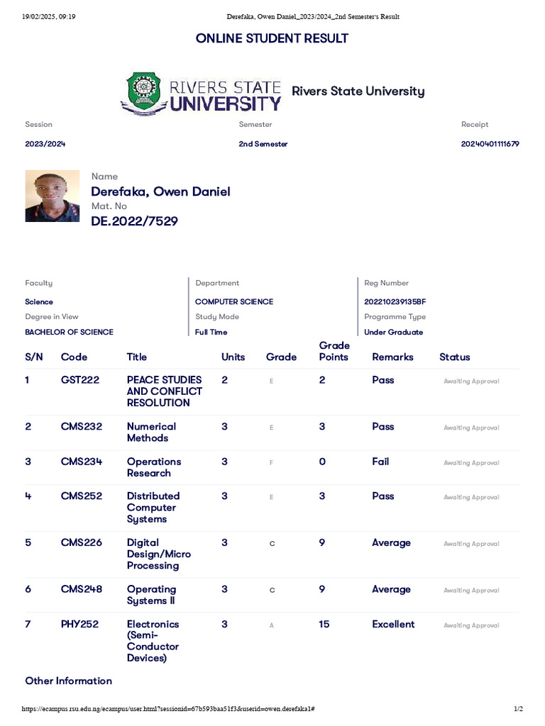 ECampus Portal | PDF | Computing | Student Assessment And Evaluation