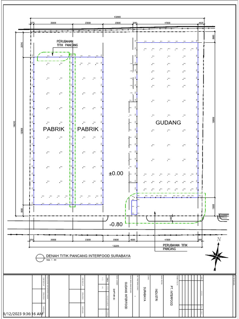 Denah Gudang Interfood Surabaya | PDF