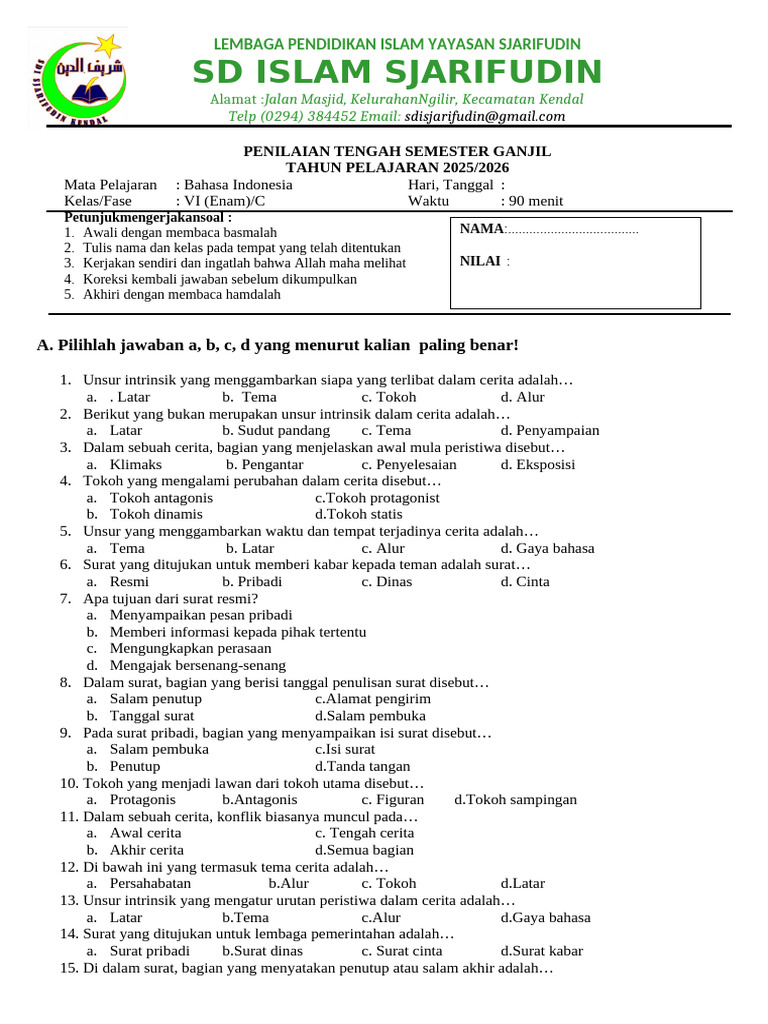 STS B.INDO 6_1 | PDF