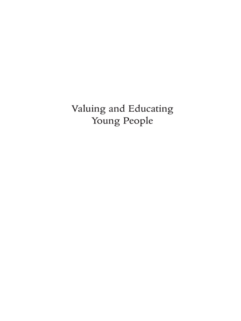 Jeremy Harvey - Valuing and Educating Young People - Stern Love The ...