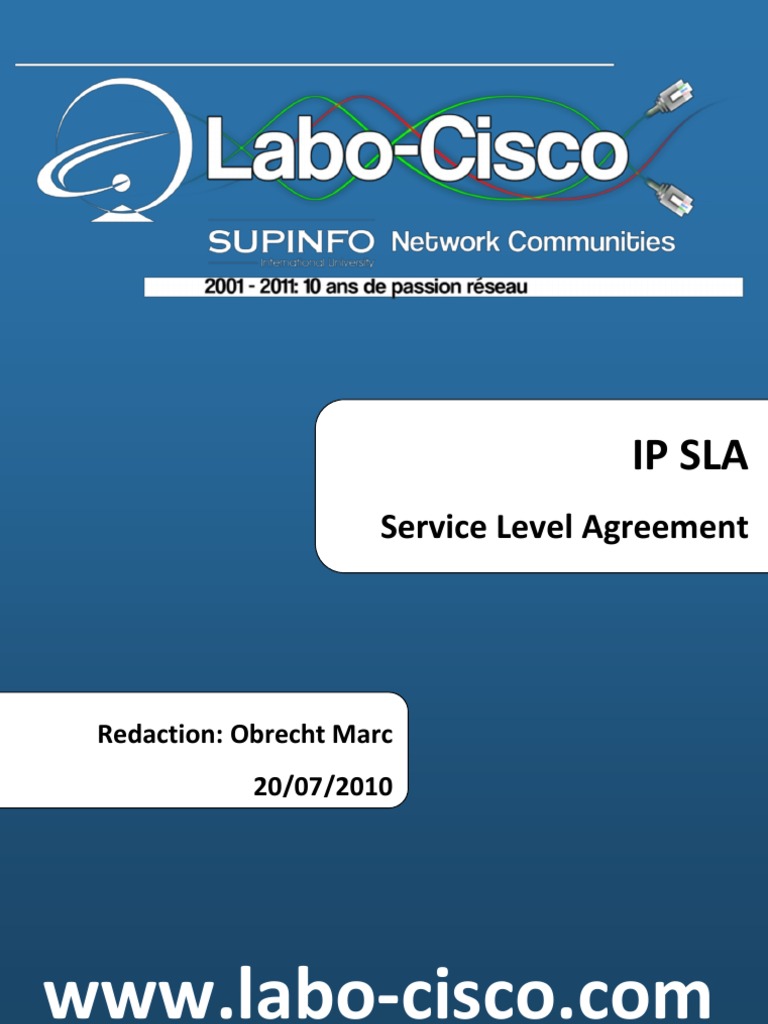 Mesurer la qualité VOIP avec IP SLA | PDF | Voix sur IP | Qualité de ...