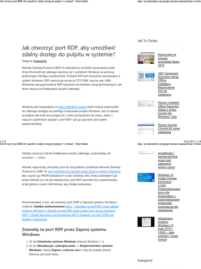 Port RDP | PDF