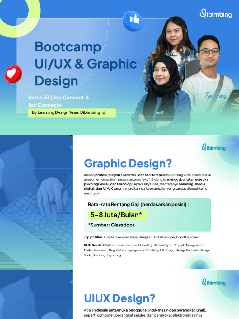 33 UI UX Graphic Design Batch 33 - Job Connect | PDF