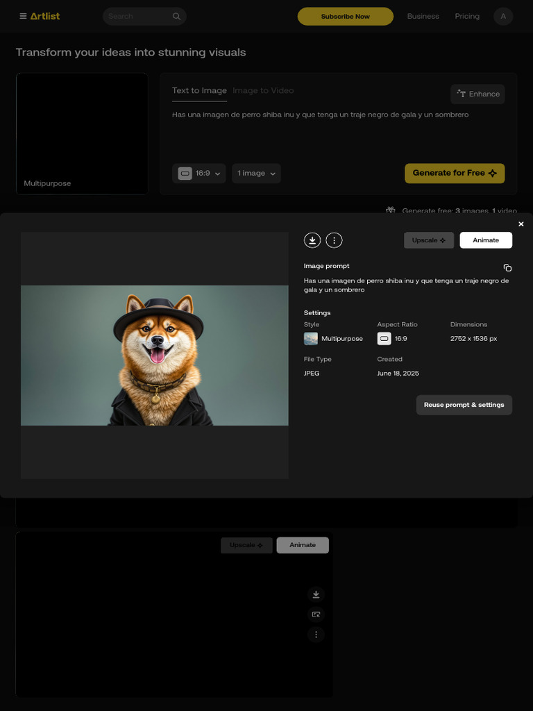 AI Image Generator Text To Image AI Made Easy Artlist | PDF
