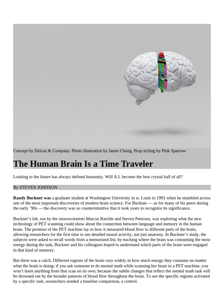 Time Travel | PDF | Mind | Prediction