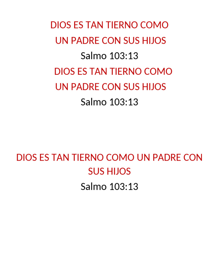 Versiculo Padre | PDF