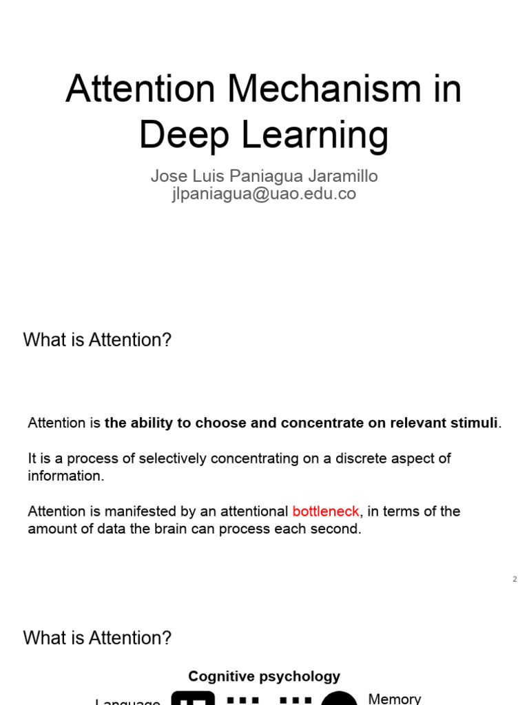 Intro Visual Attention | PDF | Deep Learning | Attention