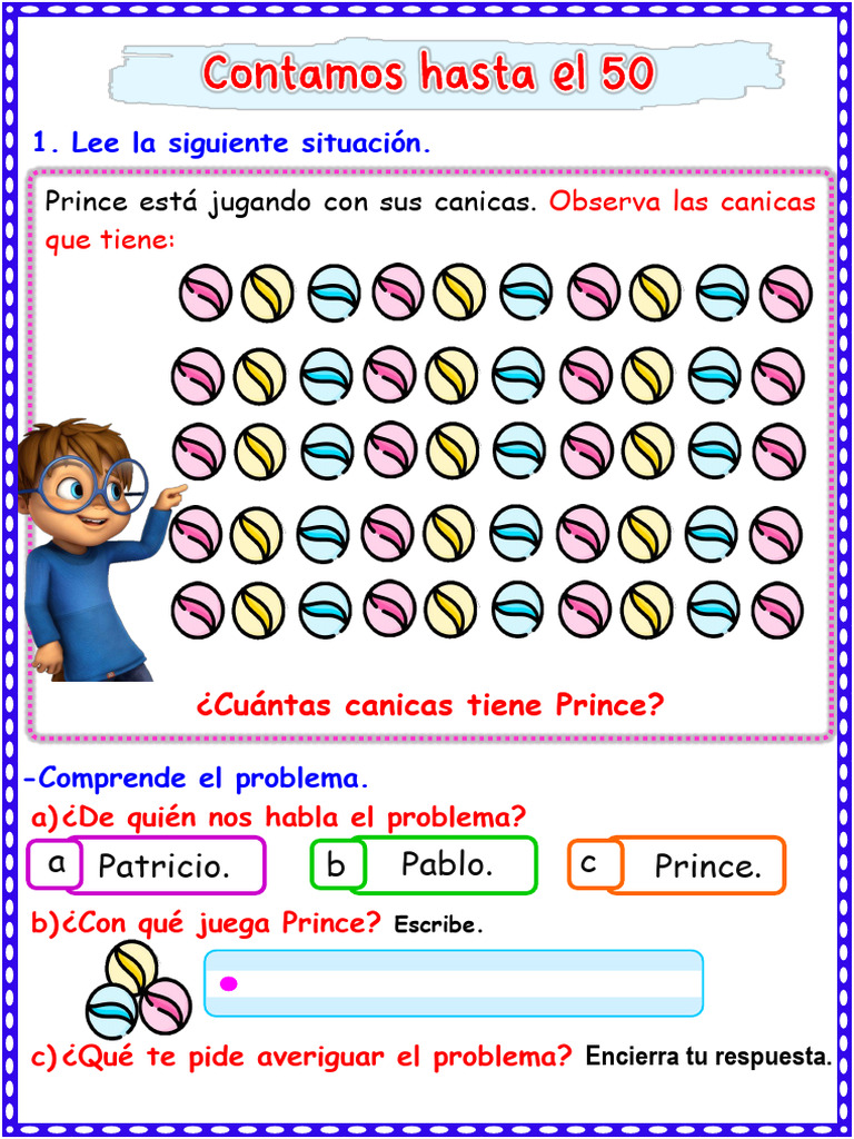 F. Contamos Hasta El 50 | PDF