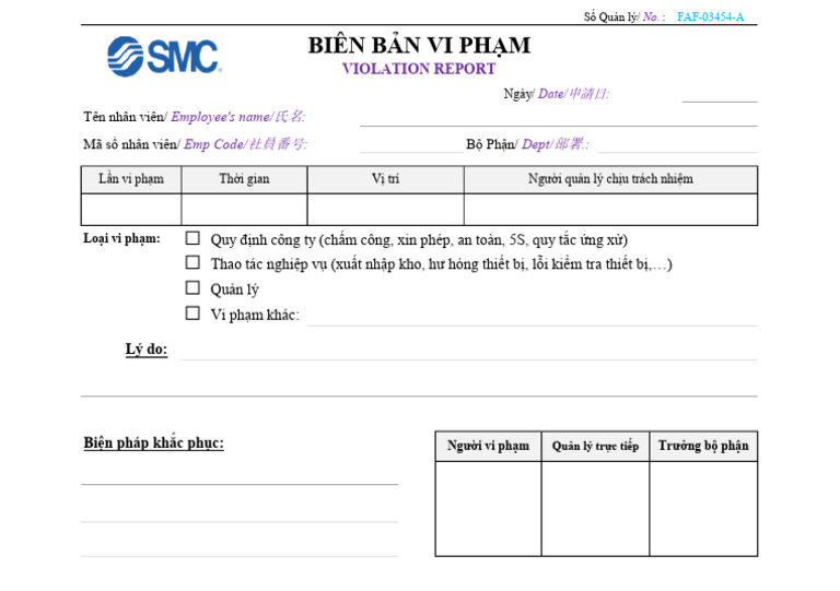Violation Report | PDF