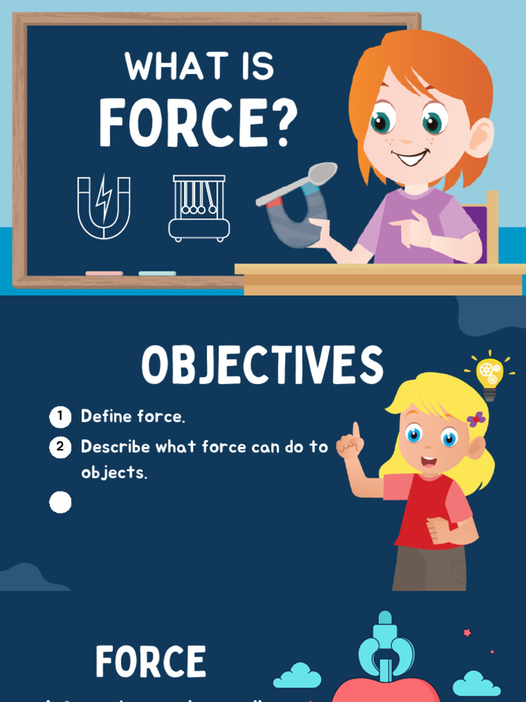 What Is Force Science Presentation in Colorful Illustrative Style PDF | PDF