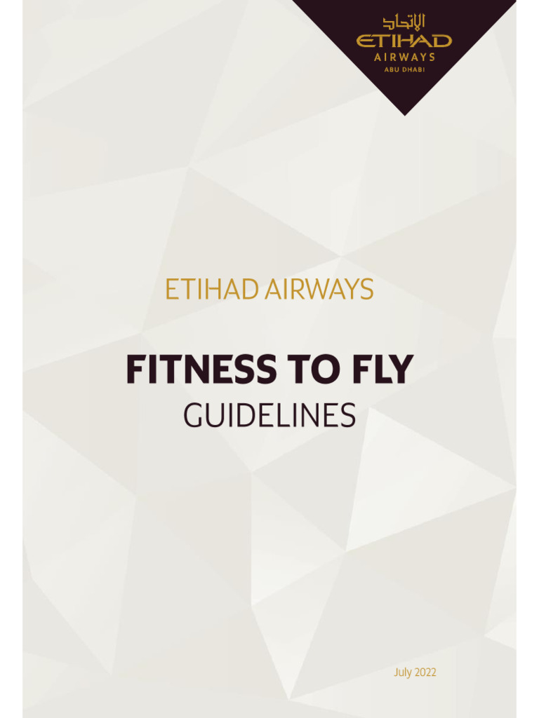Fitness To Fly Guidelines | PDF