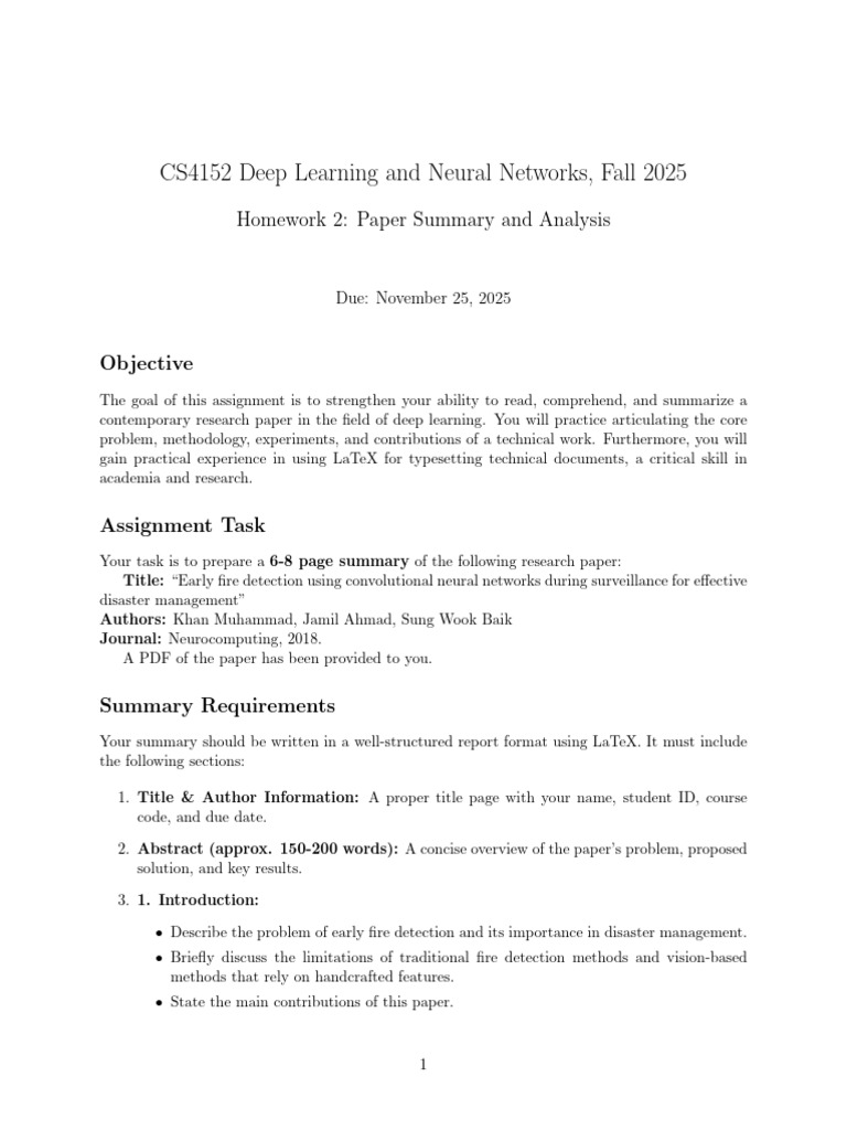 Writing With LATEX on Overleaf--Paper Summarization | PDF | Deep ...