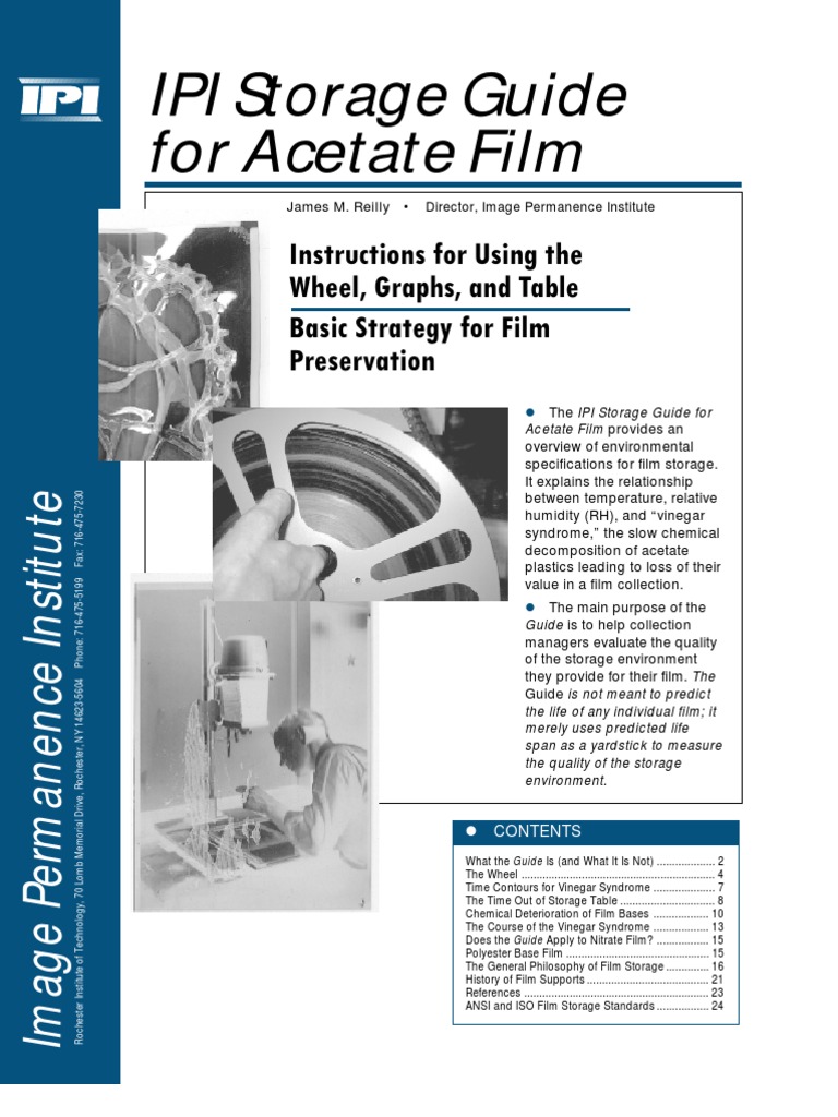 Film Storage Design Guide | PDF | Relative Humidity | Chemistry