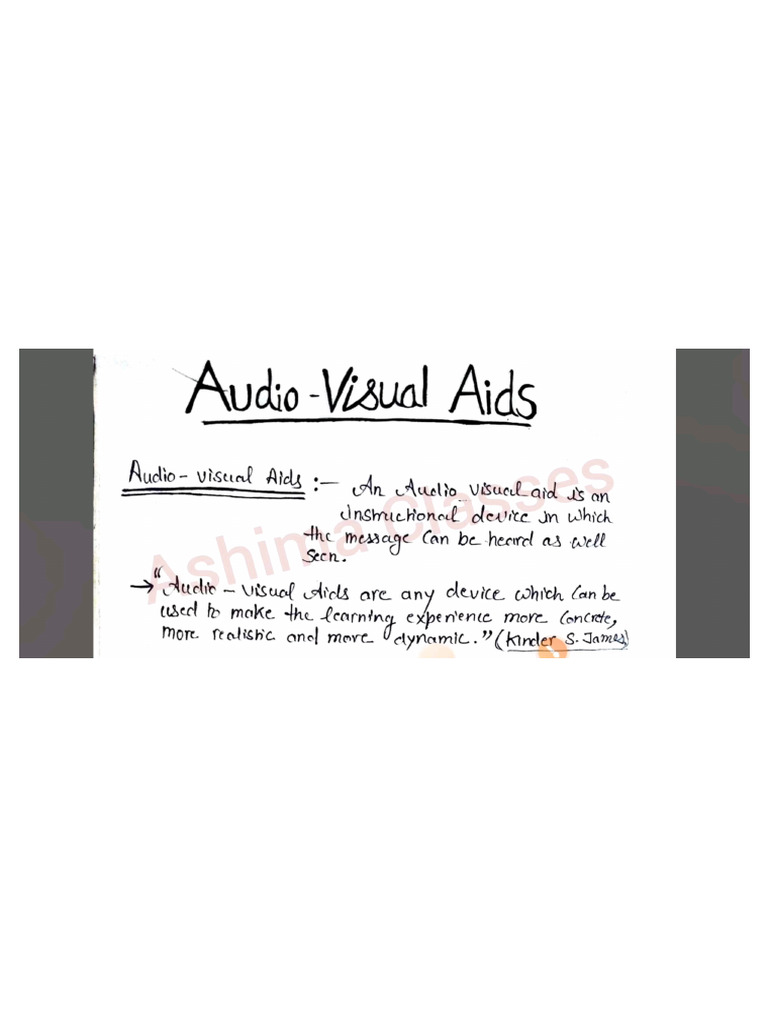 AV Aids | PDF