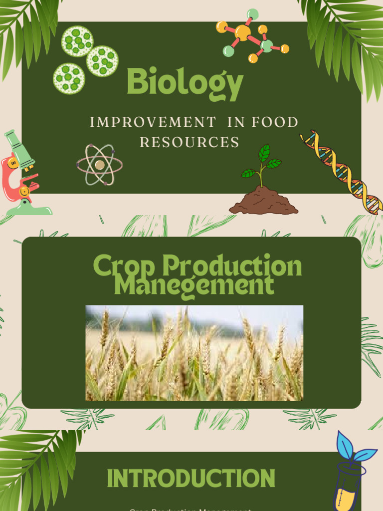 Crop Production Management Techniques | PDF