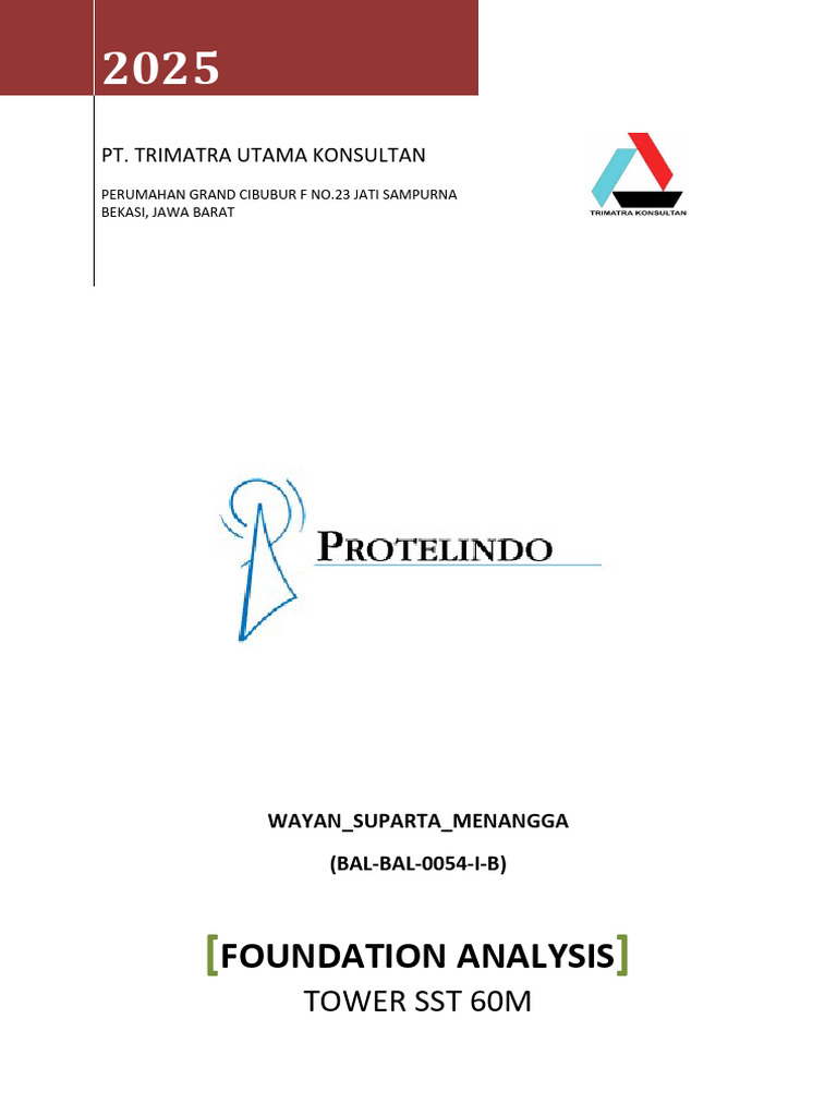 Foundation Bal Bal 0054 I B Wayan - Suparta - Menangga SST 60m | PDF ...