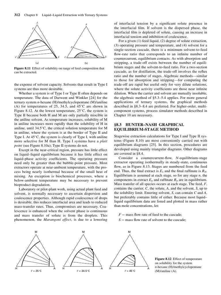 Separation Process Principles Chemical A | PDF | Solubility | Phase ...